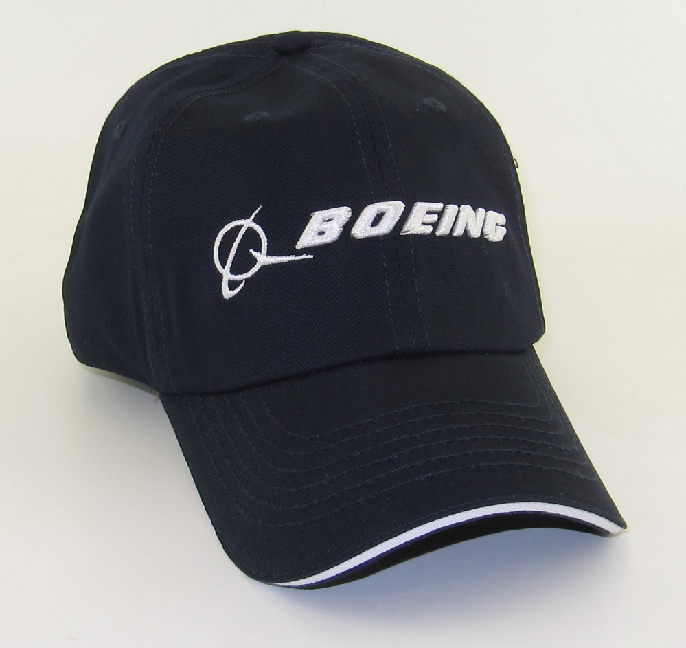 11501501008001 Boeing Symbol Chino hat (Navy, white logo)
