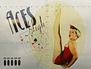 5703 Aces High Metal Sign - pin up | AviationOutletstore.com