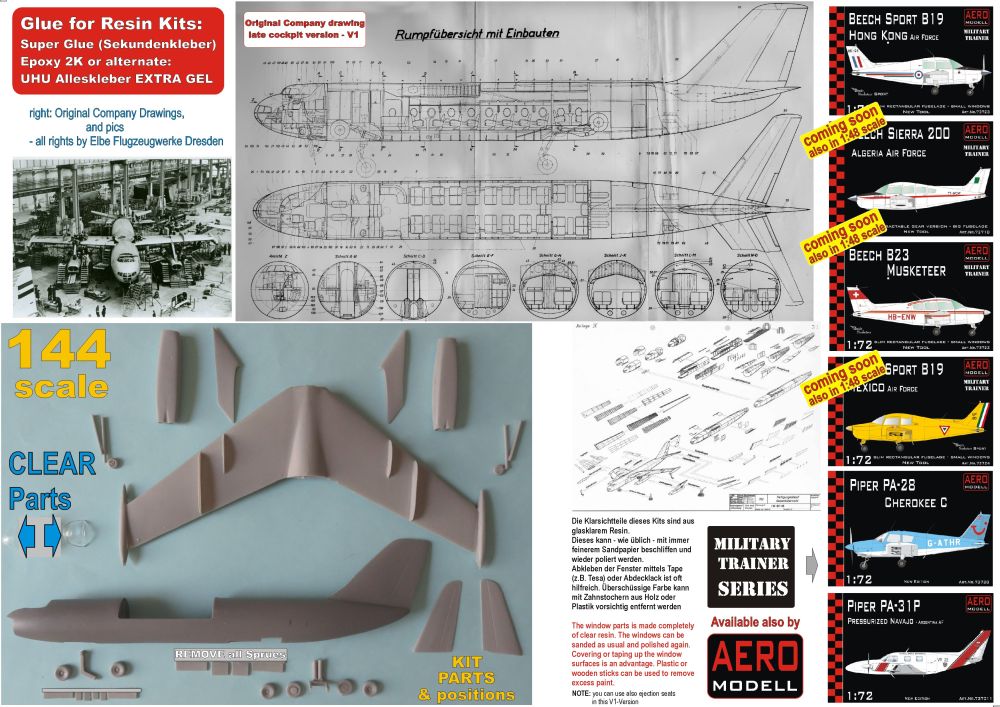 Aero Modell 144152 Baade 152V-1 | AviationOutletstore.com
