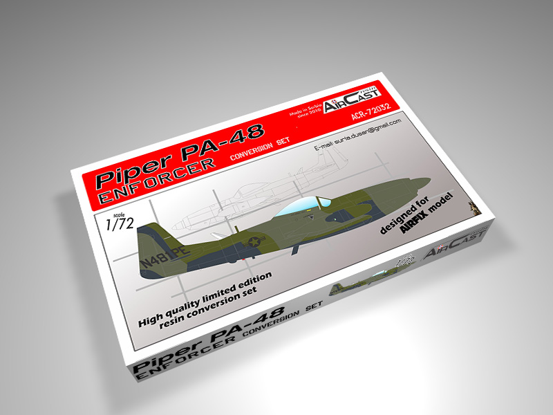 Aircast Resin ACR72032 Piper PA48 Enforcer conversion (Airfix) (R