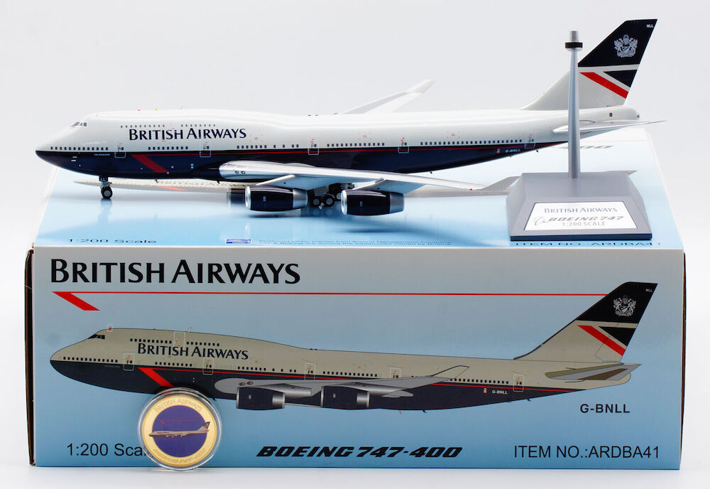 ARD200 Models ARDBA41 Boeing 747-400 British Airways Landor G-BNL