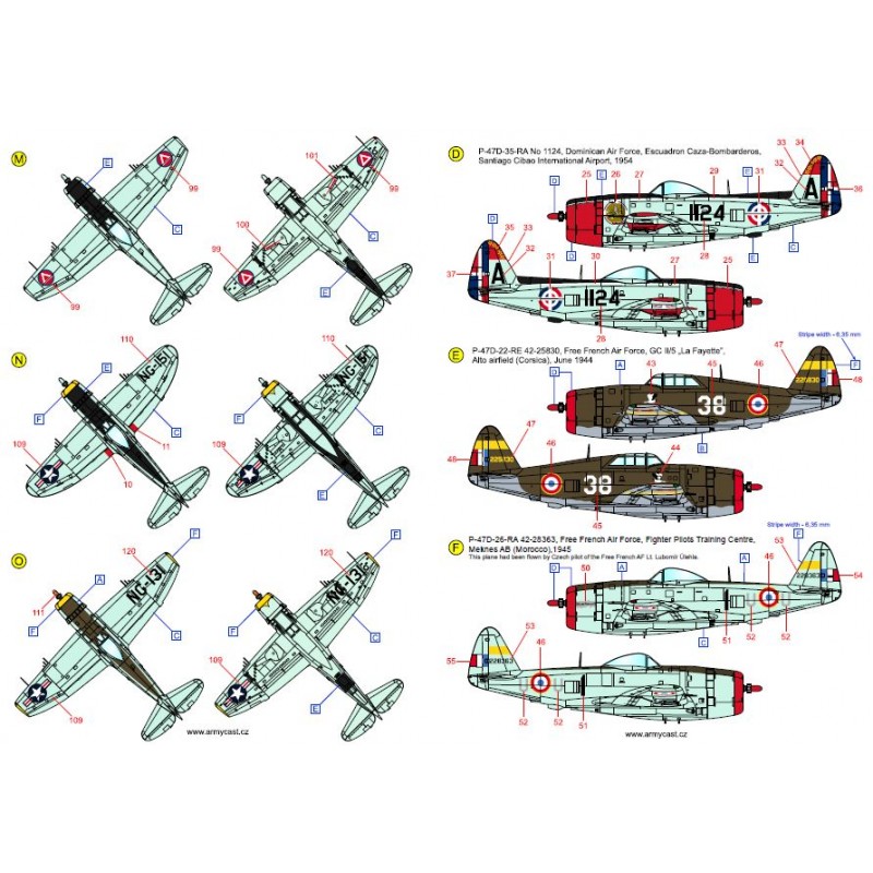 Armycast ACD72038 The Thunderbolts, P47D, F47D and F47N Thunderbo