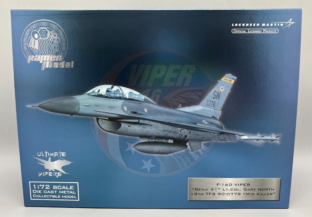 Calibre Wings CA721604 F16D USAF 90-0778/SW 19FS Claws "Mig