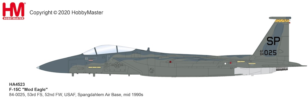 Hobbymaster HA4532 McDonnell Douglas F15C "Mod Eagle" 84-0025/SP,