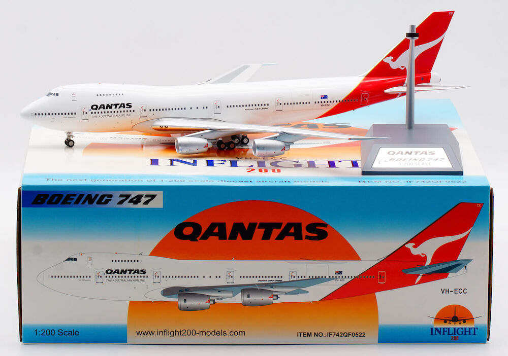 Inflight 200 IF742QF0522 Boeing 747-200 Qantas VH-ECC