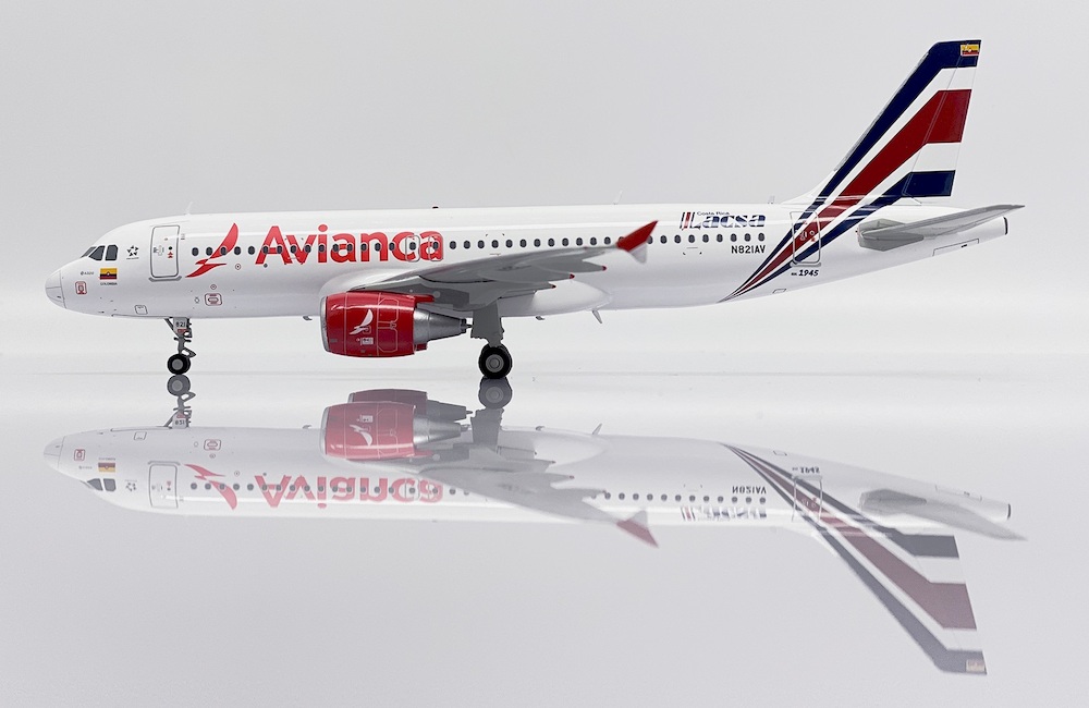 JC Wings LH2433 Airbus A320 Avianca "LACSA Retro" N821A