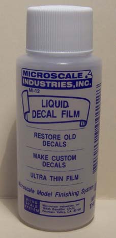 Microscale Decal MI-12 Micro liquid decal film, restoring old cra