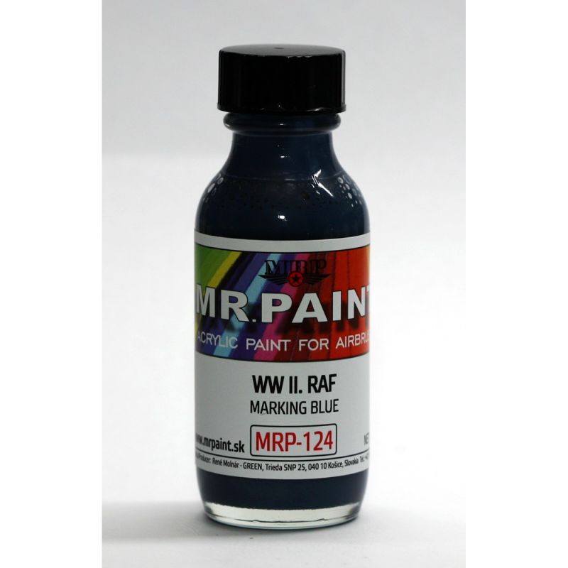 Mr. Paint MRP-124 Insignia Blue WWII RAF (30ml Bottle)