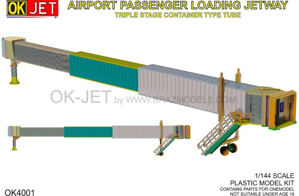 OK-JET OK-4001 Airport Terminal Passenger Loading Jetway Triple S