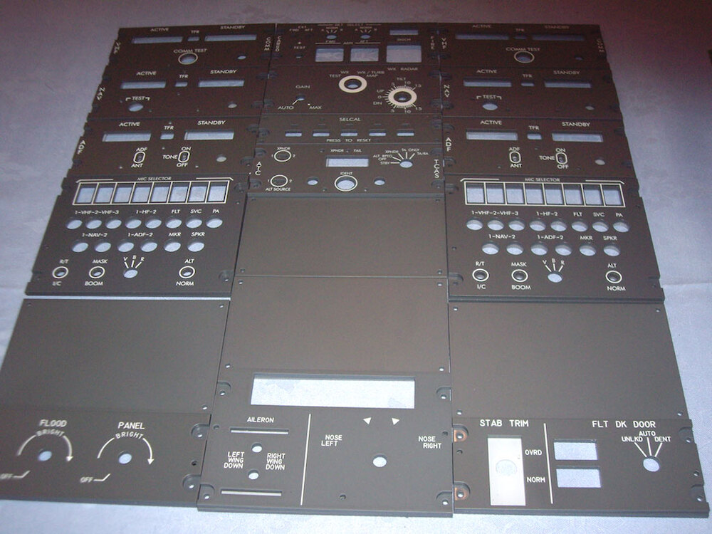 Opencockpits P738C2 B737 Pedestal panels version 2