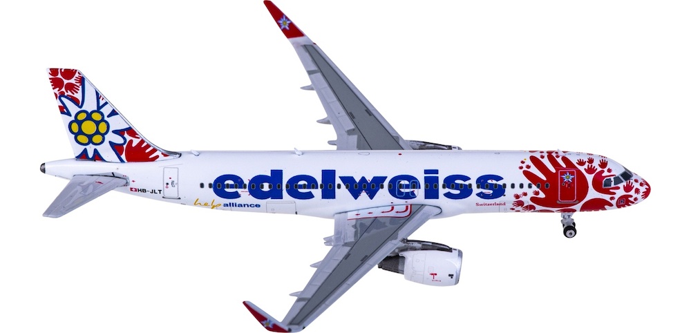 Phoenix-models 11766 Airbus A320 Edelweiss Air HB-JLT
