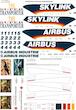 Two Six decals 144-200 Airbus A300-600ST (Airbus original livery)