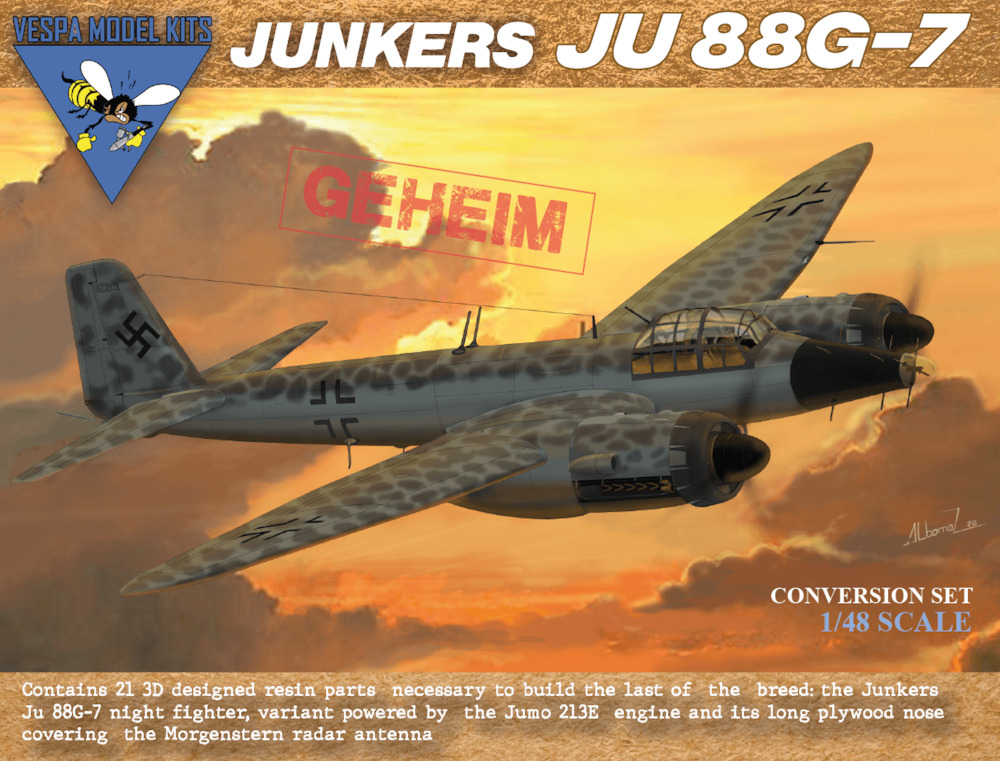 Vespa Model kits VMKC48003 Junkers Ju 88G-7 conversion (Dragon)